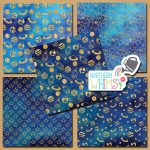 Commercial Use Space Digital Paper – Northern Whimsy Design