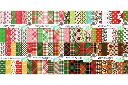 Christmas Bundle - Digital Paper, Plaid & Clip Art – Northern Whimsy Design