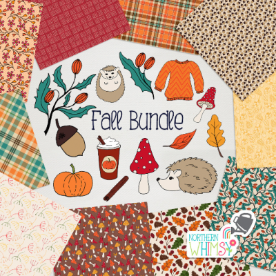 Fall Digital Paper Bundle - Commercial Use – Northern Whimsy Design