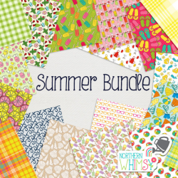 Summer Themed Digital Paper Bundle – Northern Whimsy Design