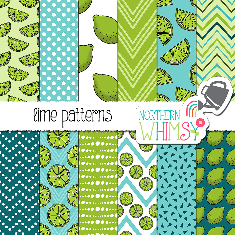 Lime Seamless Patterns – Northern Whimsy Design