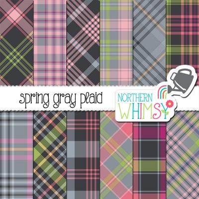 Spring Plaid Patterns – Northern Whimsy Design